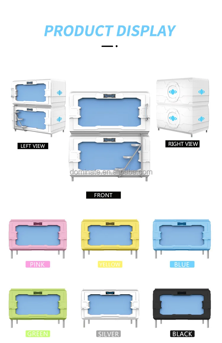 Stackable Sleep Pod Bed Capsule - Durable Hotel Furniture