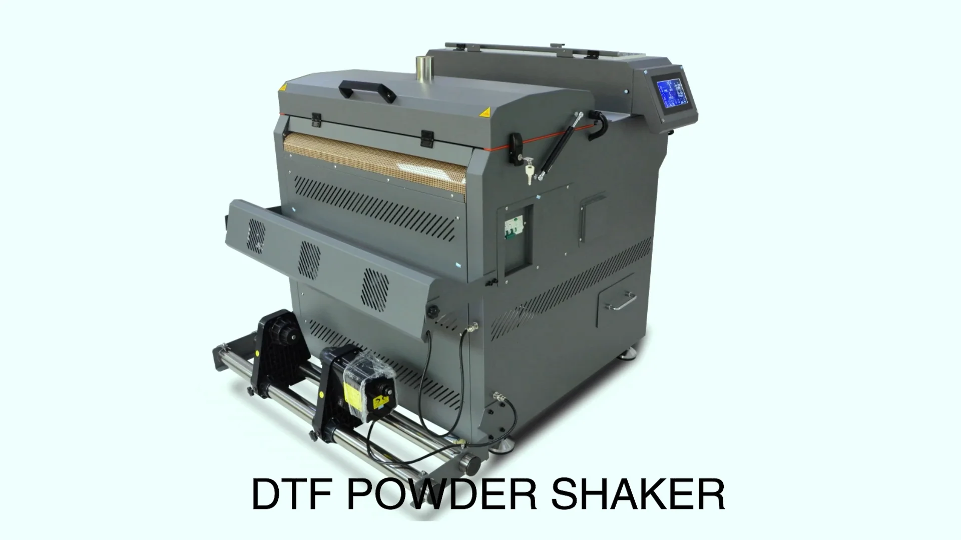 24" 60cm 24 Inch A1 A2 A3 1.2m Wide Pet Film Hot Melt Automatic Powder Shaking Vertical ...