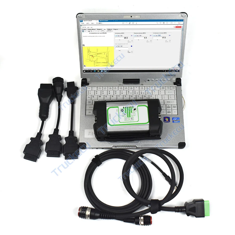 C2 Laptop Ssd Diagnostic Tool For Ud/mack For Renault Truck Excavator ...