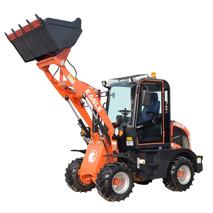 ZL910 payload 1 ton chinese mini compact articulated wheel loader for ...