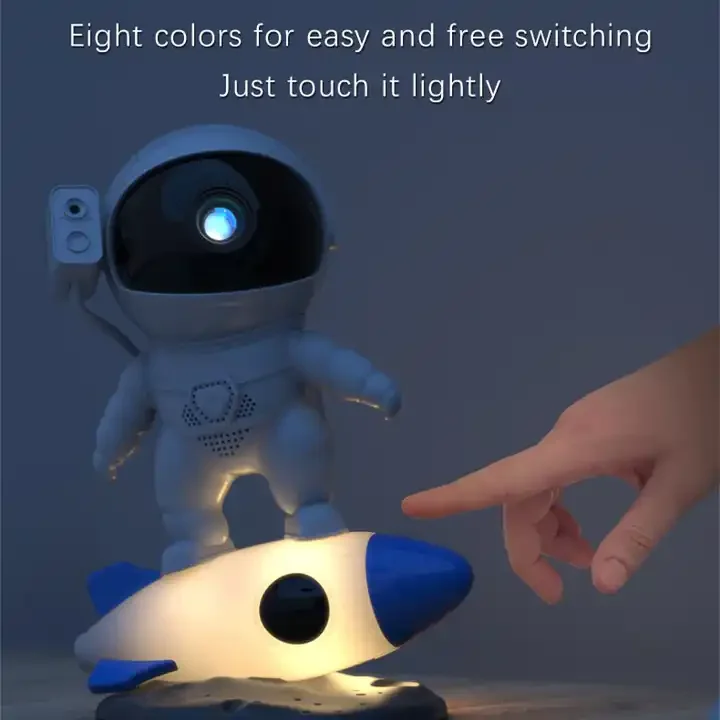 Starry Night Light - 360 Degree Rotation Rocket Astronaut Projection