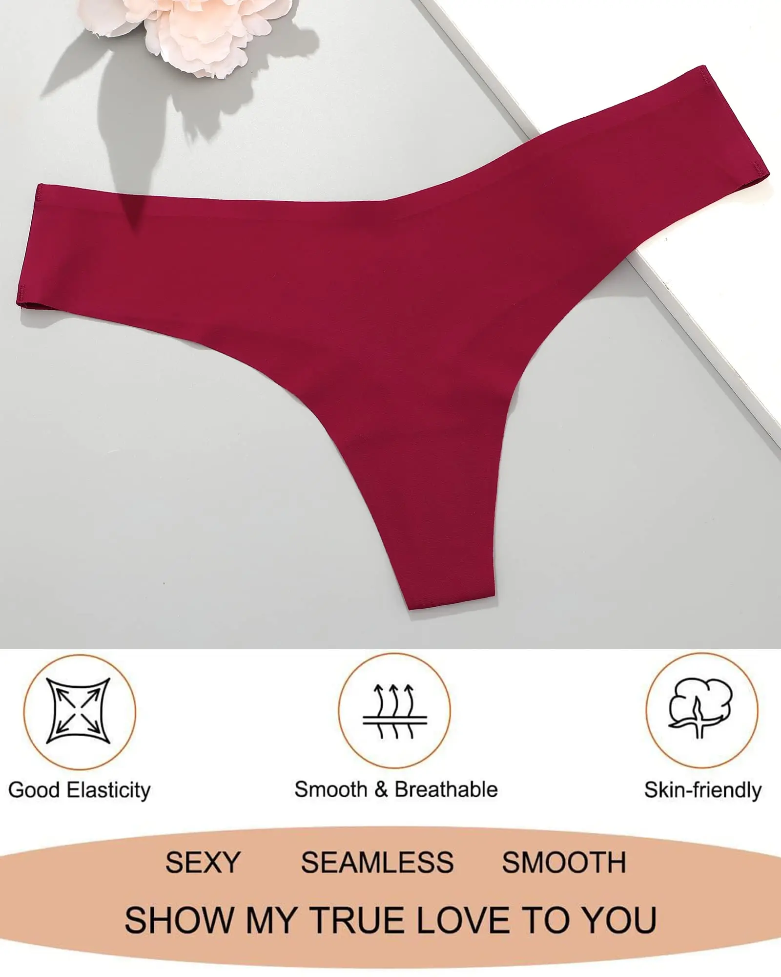 Shop Customized Seamless Thong Underwear by Finetoo