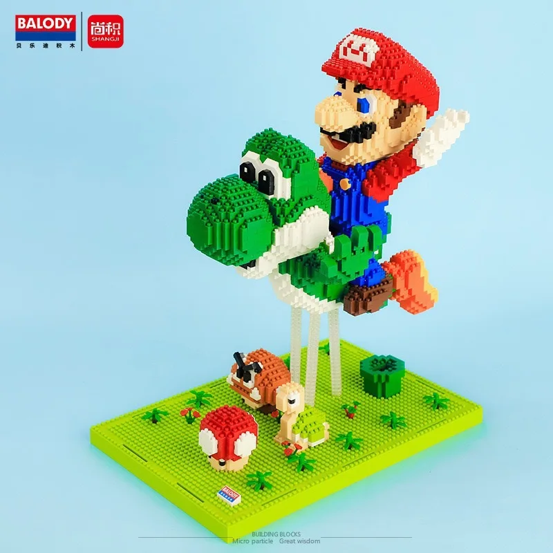 New High Quality 29cm Super Marios Bros Toys Figure Fly Marios Micro ...