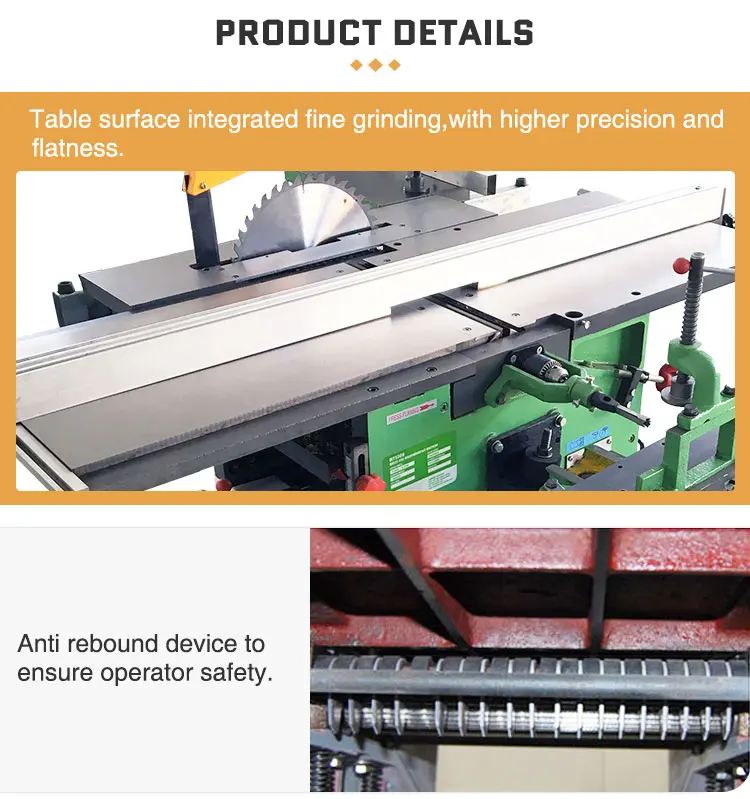 16inch Combined Planer Thicknesser Multifunction Combination ...