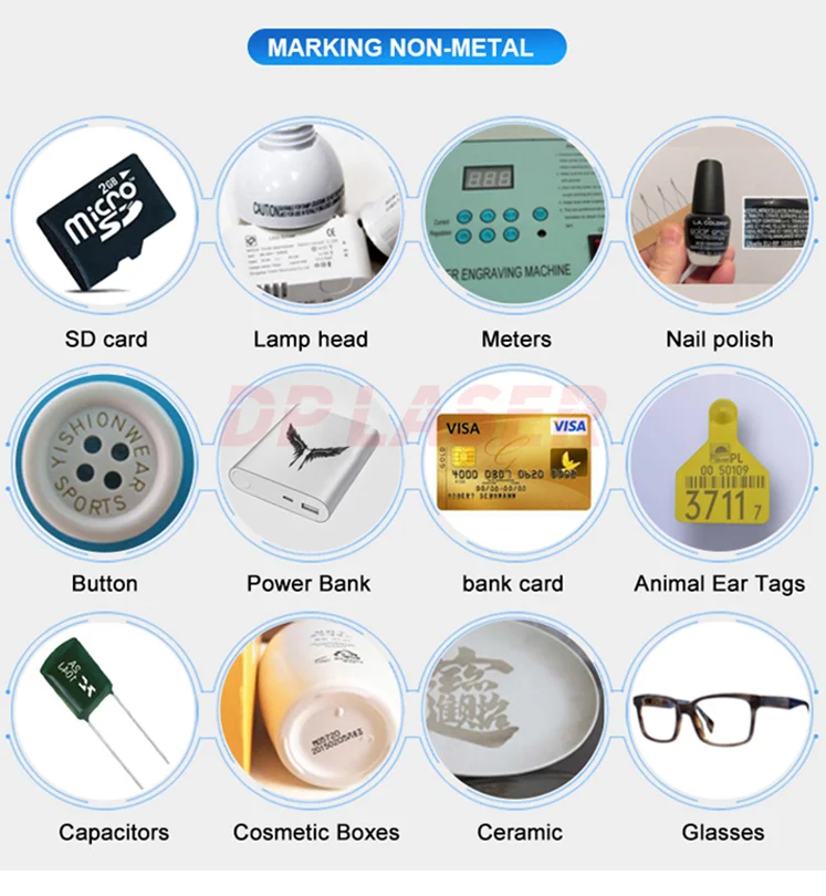 Desktop Fiber Laser Marking Engraving Machine - 20W, 30W, 50W