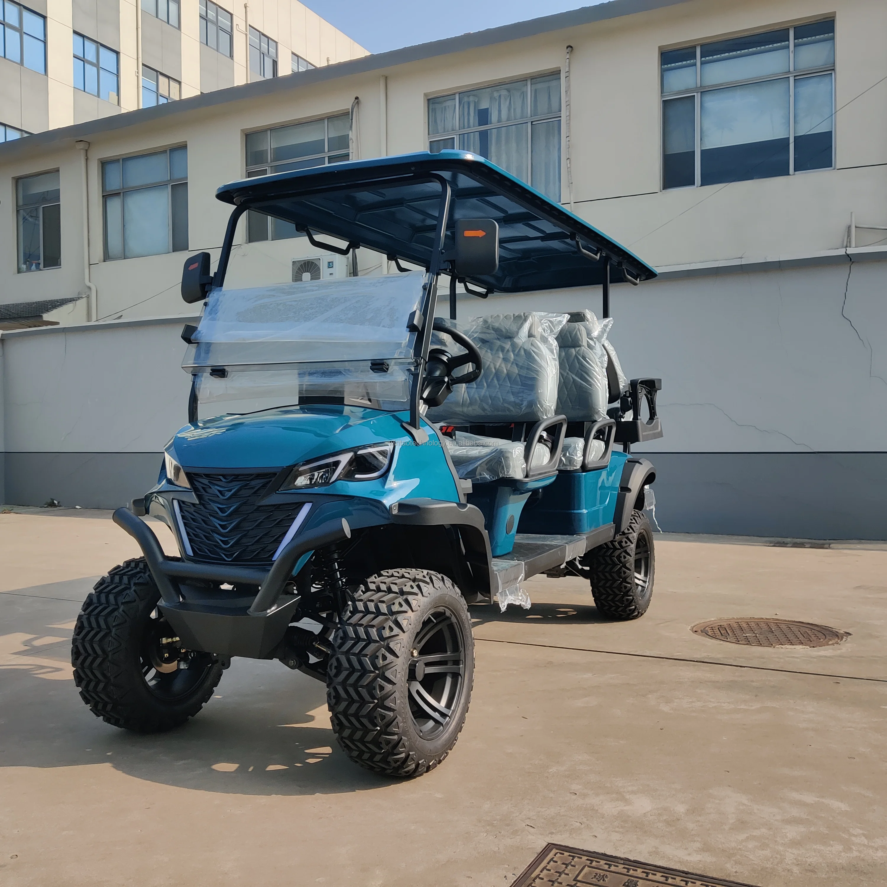 WINTAO 2024 Luxury Street Legal 6 Seater Golf Cart - Fast Delivery