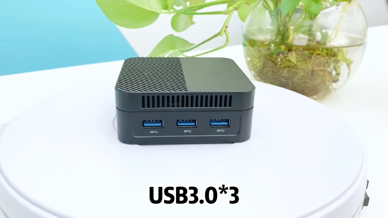 Ultra-thin Mini Pc Bt4 Intel I5-11320h Support Ram 4gb 64gb 4*usb Port ...