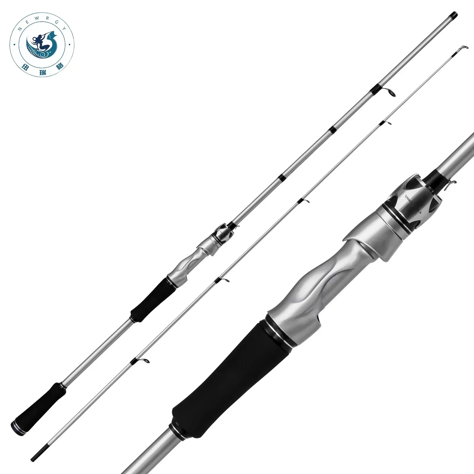 Newrgy Custom High Carbon 1.8m/2.1m Lure Fishing Rod Bait Casting ...