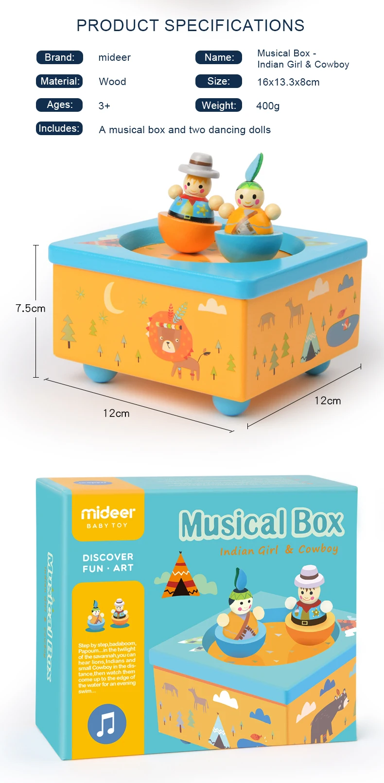 The Musical Box Md0058 Mideer Voice Box Indian Music - Buy Magic Box ...