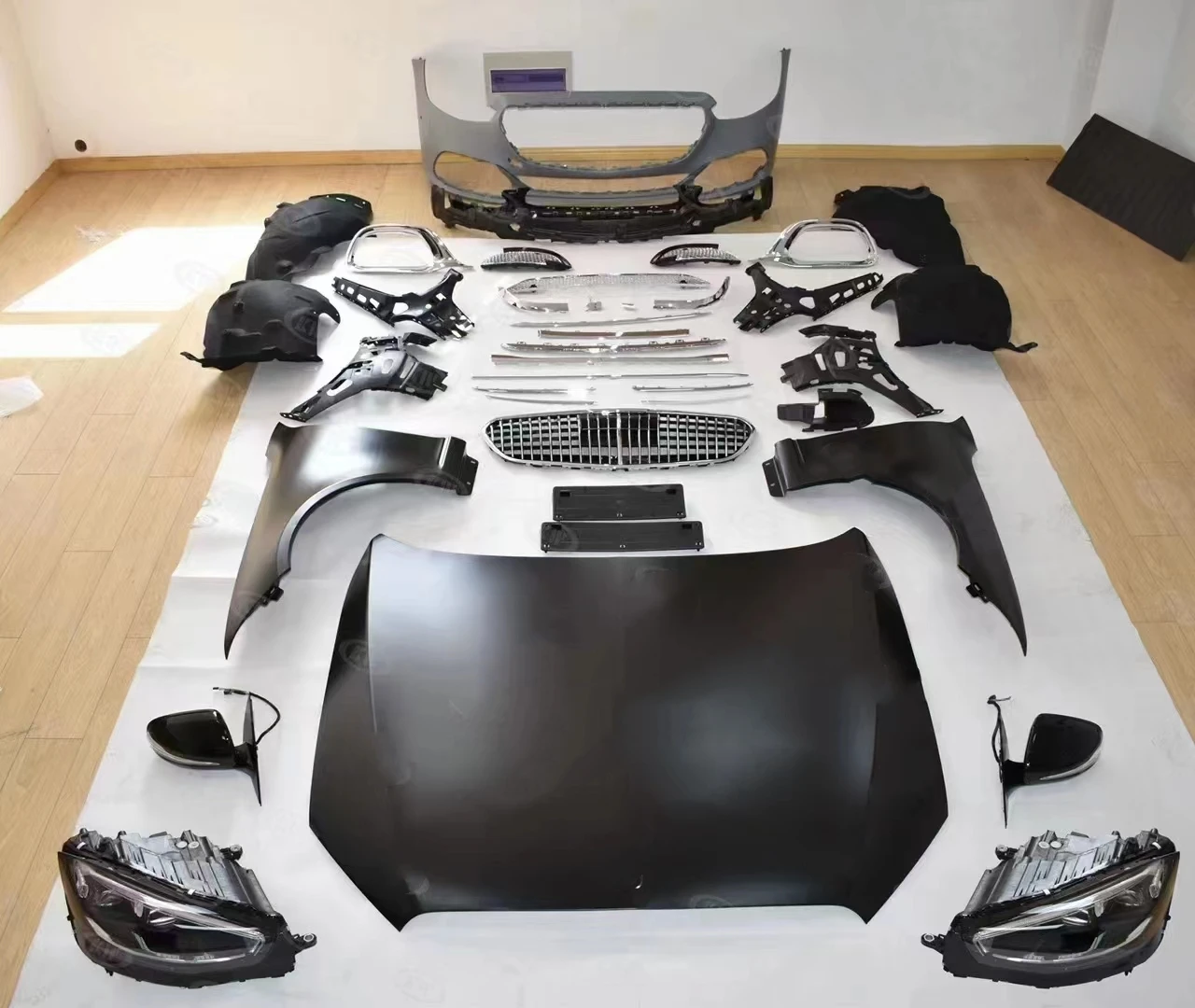 W221 Upgrade To W223 Bodykit For Benz W221 S-class To W223 Maybach Car ...