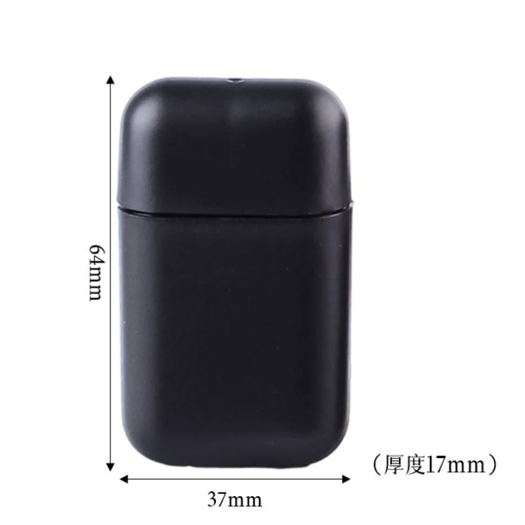Black White Plastic Double Hole Inhaler - 1.8ml*2 Capacity