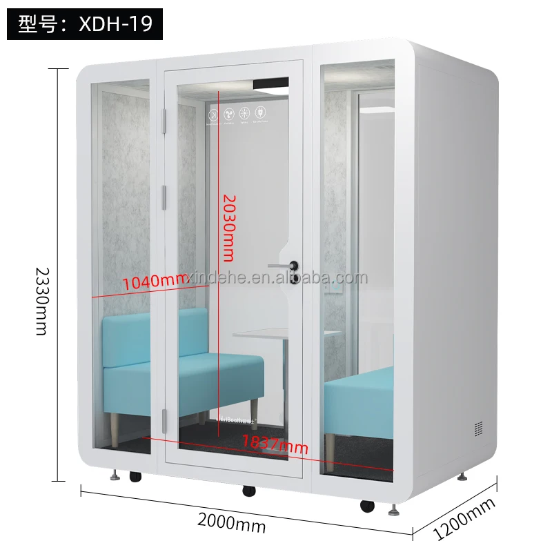 USB Interface Phone Booth Wall Mounted Telephone Booth Soundproof ...