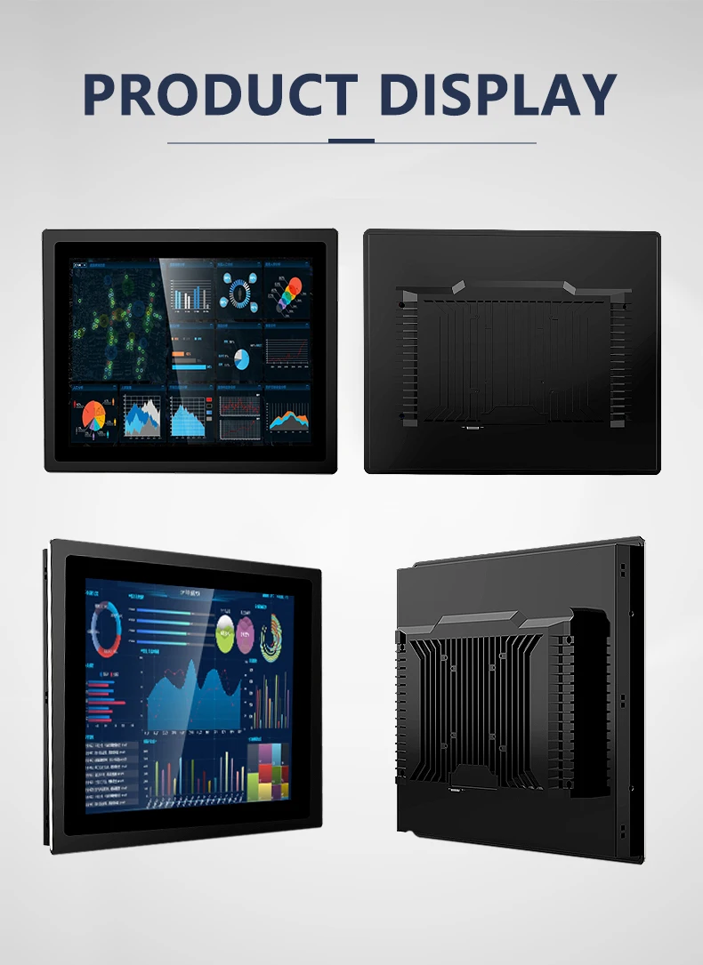 23.6 Inch Desktop Stand Wall Mount Wide Temperature Screen Pure Flat ...