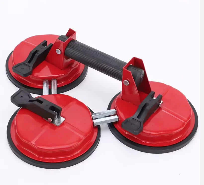 Three-jaw glass suction cup lifter Floor tile, marble suction cup ...