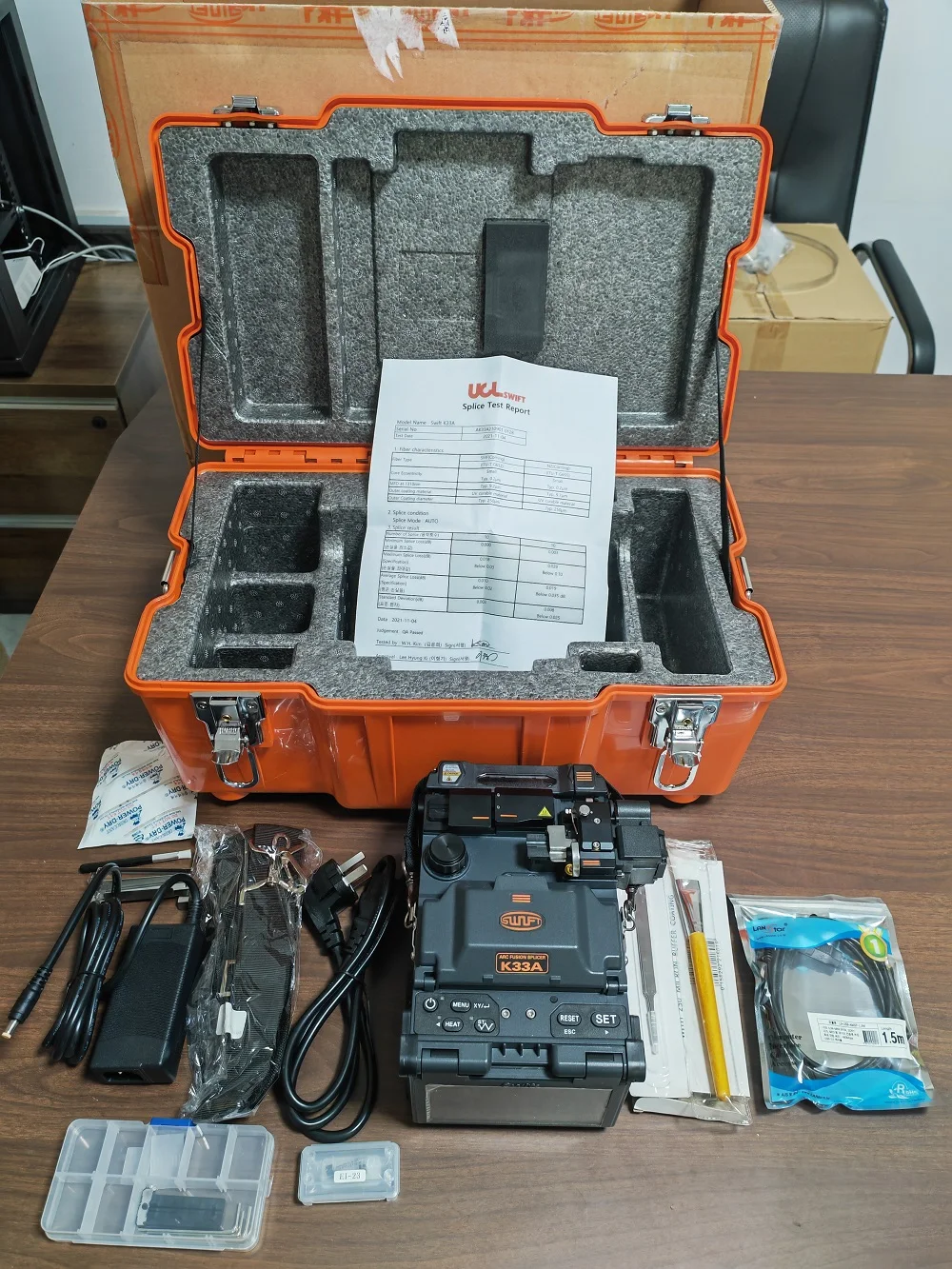 Ilsintech Swift K33A IPAAS Core Alignment Fiber Optic Splicer OEM