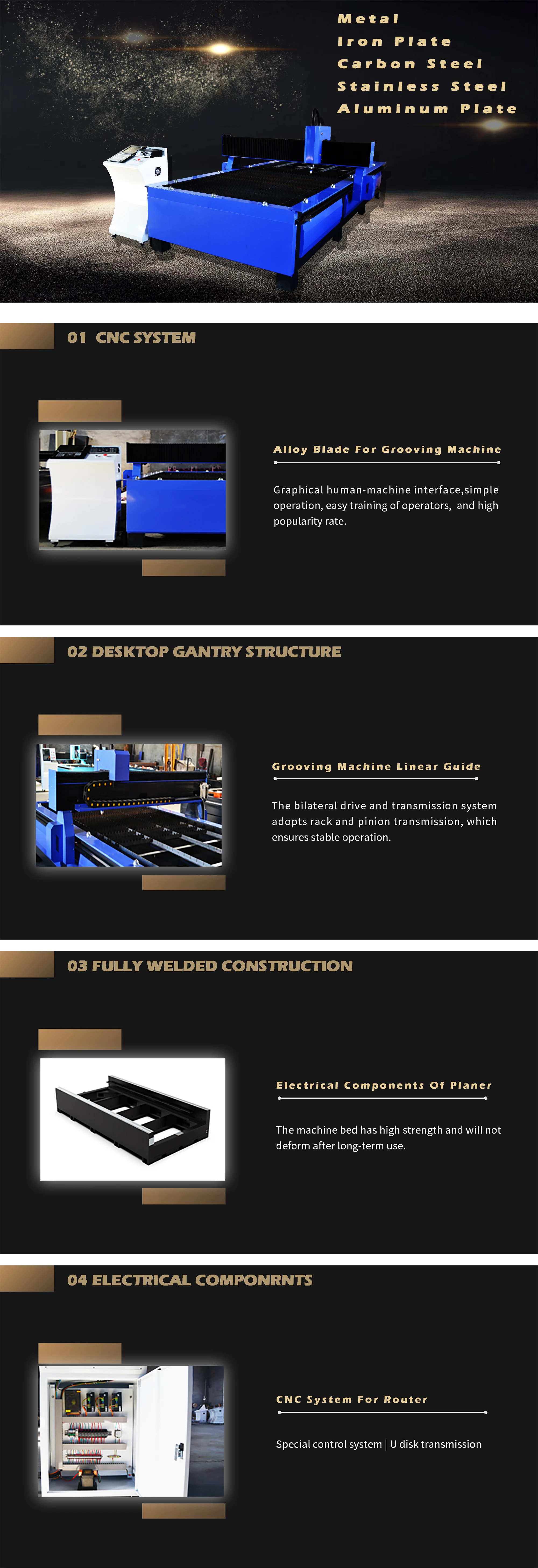 Plate Profiles Materials Cutting Cnc Desktop Plasma Flame Cutting Machine - Buy Plate Materials ...