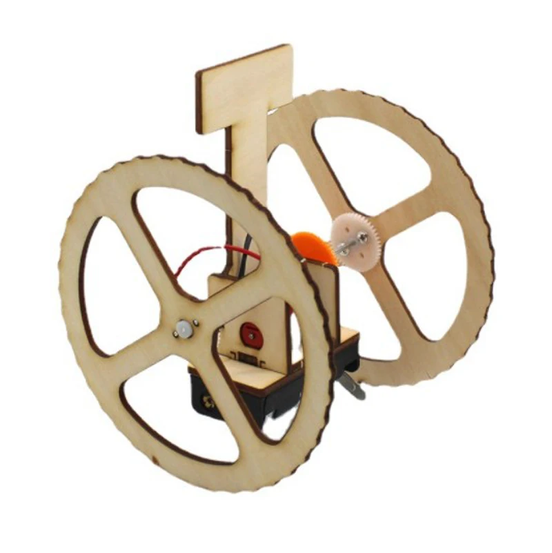 Wooden Two-Wheel Balance Car Robot Kits for Kids & Adults