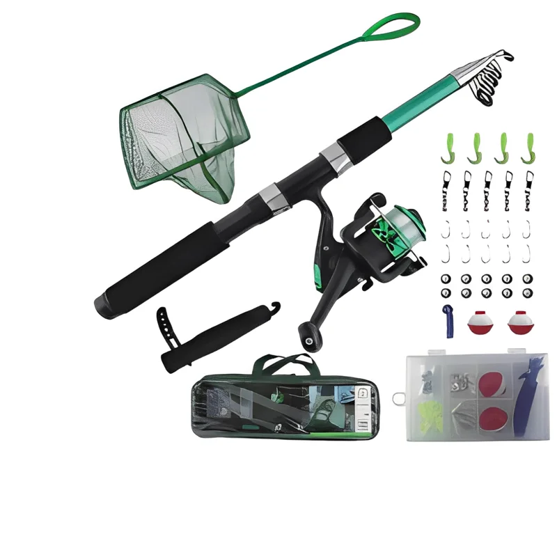 Cto Enhanced Control Carbon Fishing Rod And Reel Combo Set Telescopic ...