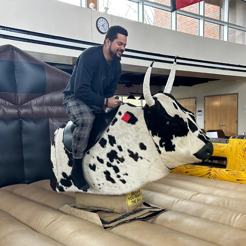 Mechanical Rodeo Bull Riding Machine Controls Commercial Rent Games ...