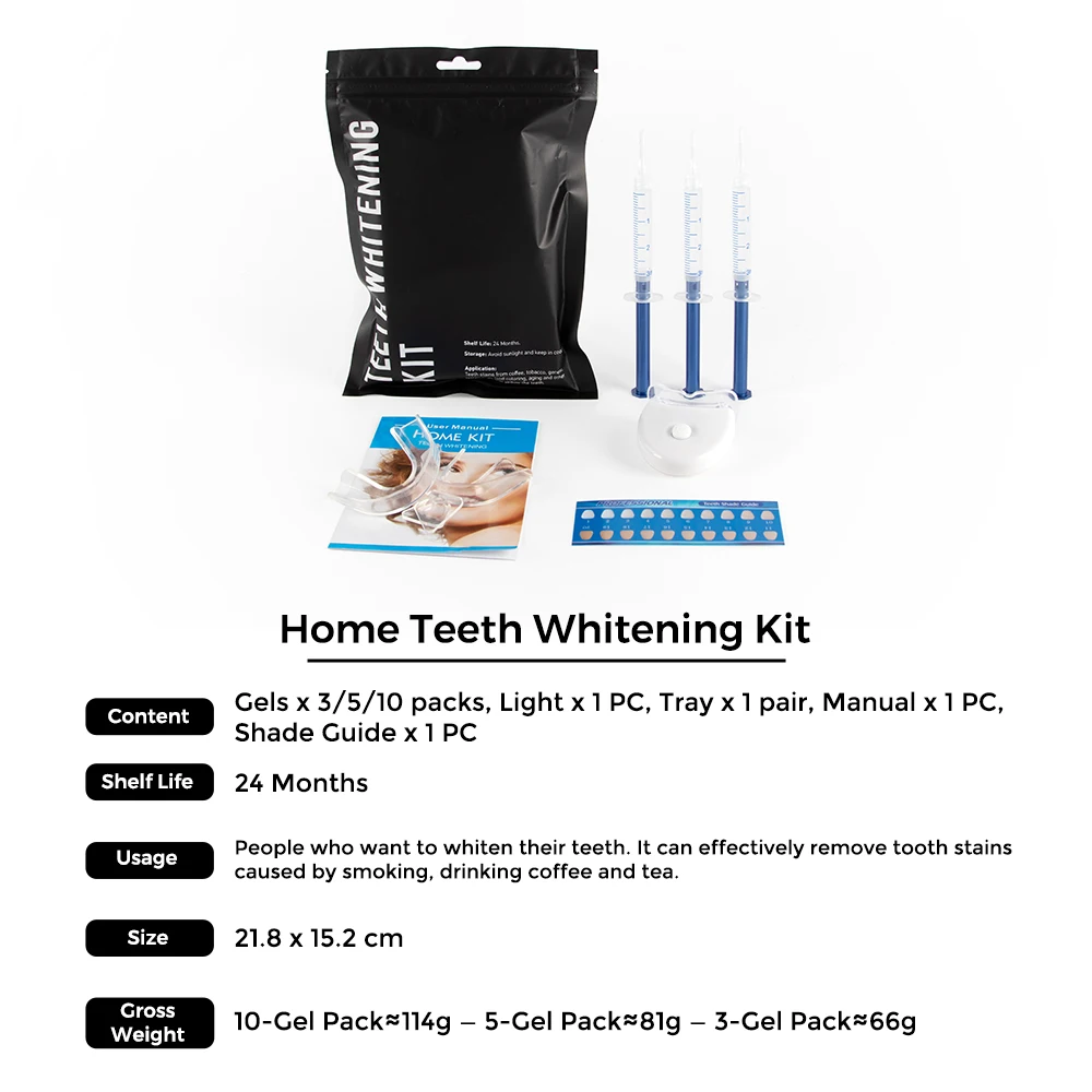 Luxury Teeth Bleaching System - Private Label Whitening Kit
