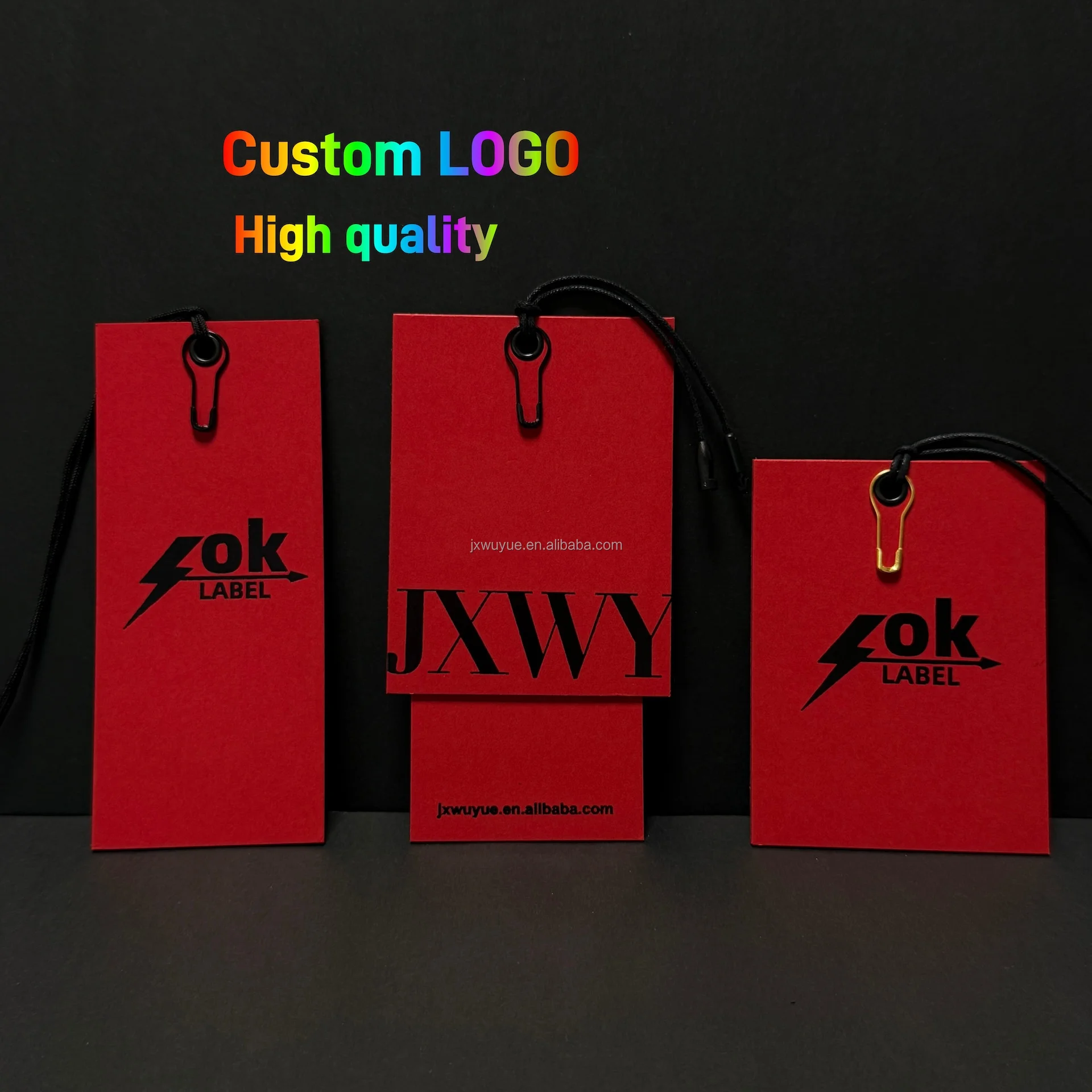 Luxury Tags - Custom Logo Clothing Tags with Special Texture