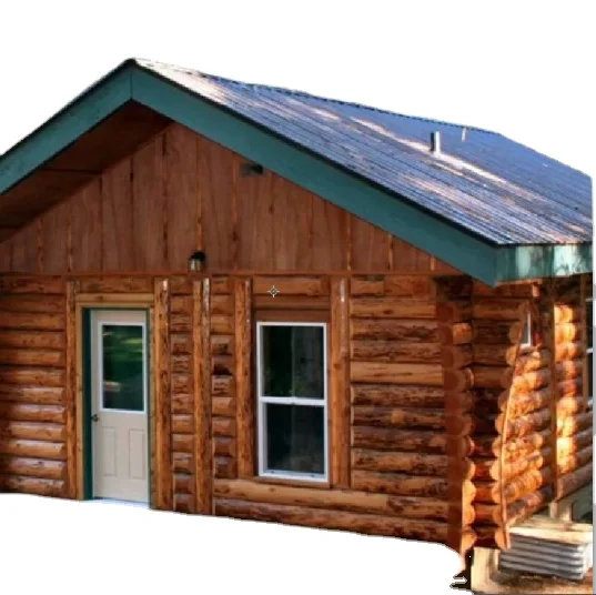 Natural Log Cabin Exquisite Wooden House Simple Prefabricated Timber ...