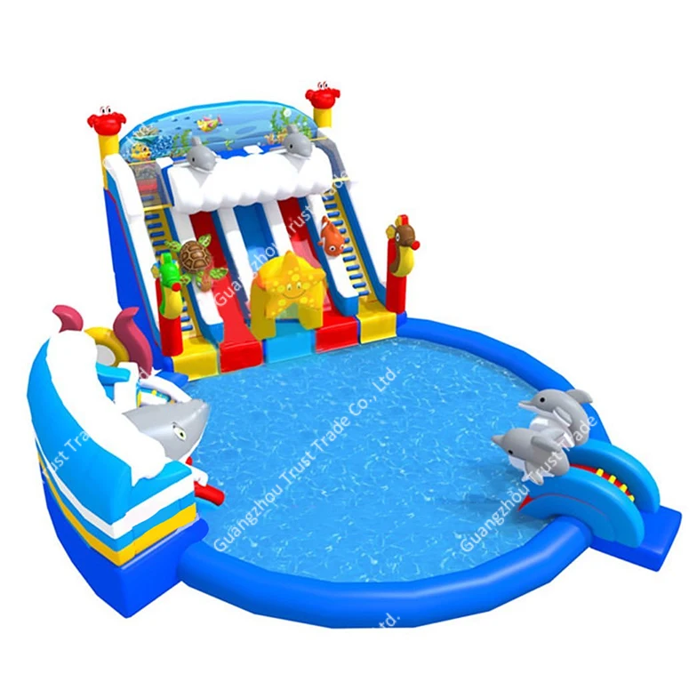Outdoor 30 Foot Tall Inflatable Water Slide - Fun & Safety