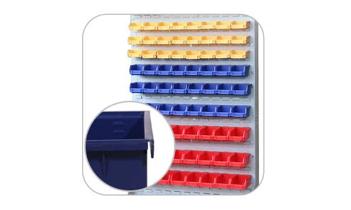 Stackable Spare Parts Storage Boxes and Plastic Boxes in Garages and ...