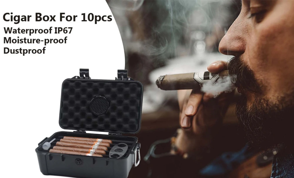 IP67 Waterproof Humidor Cigar Box - Durable & Customizable