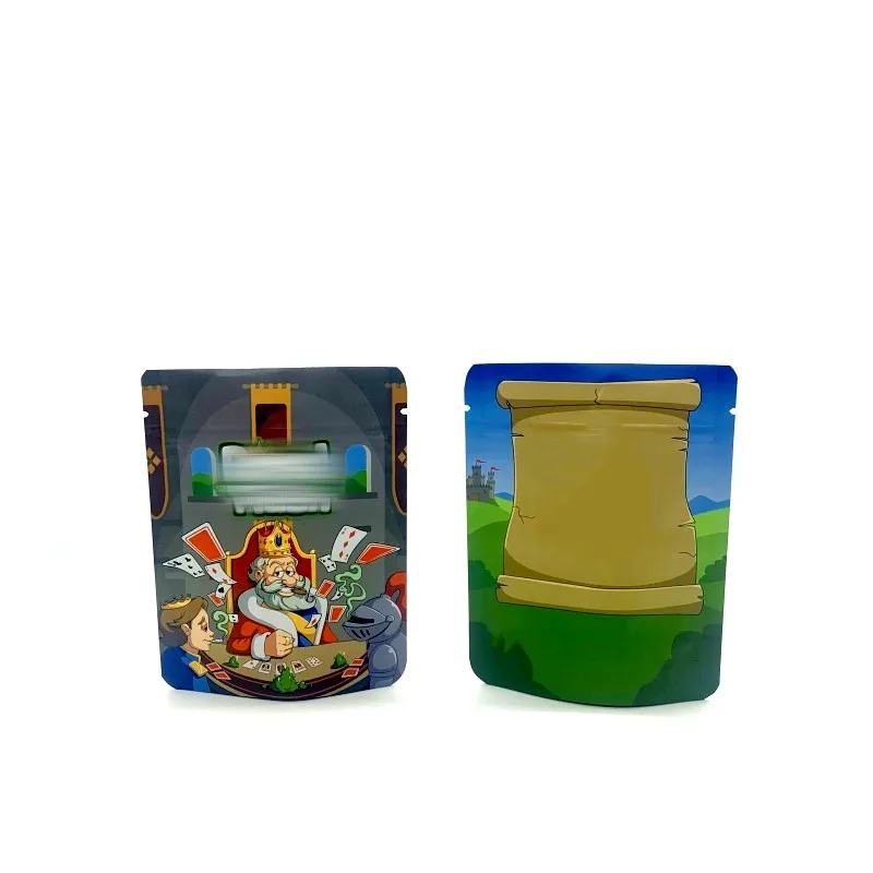 Custom Printed New 3.5g 7g Baggies Aluminized Foil Smell Proof ...