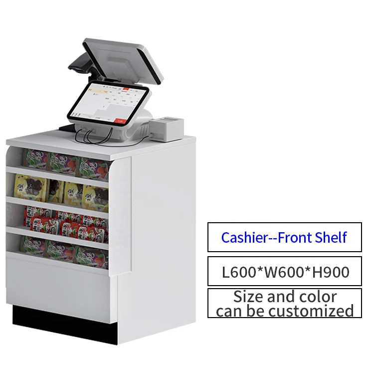 Efficient Retail Checkout - Modern Cash Register Counters