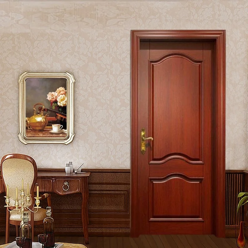 Europe Style Modern Home Wood Door,Exterior Front Main Entry Solid Core ...