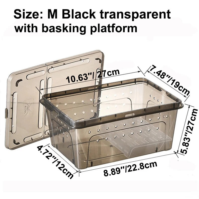 Mini Pet Breeding Cages - Transparent Reptile Habitats