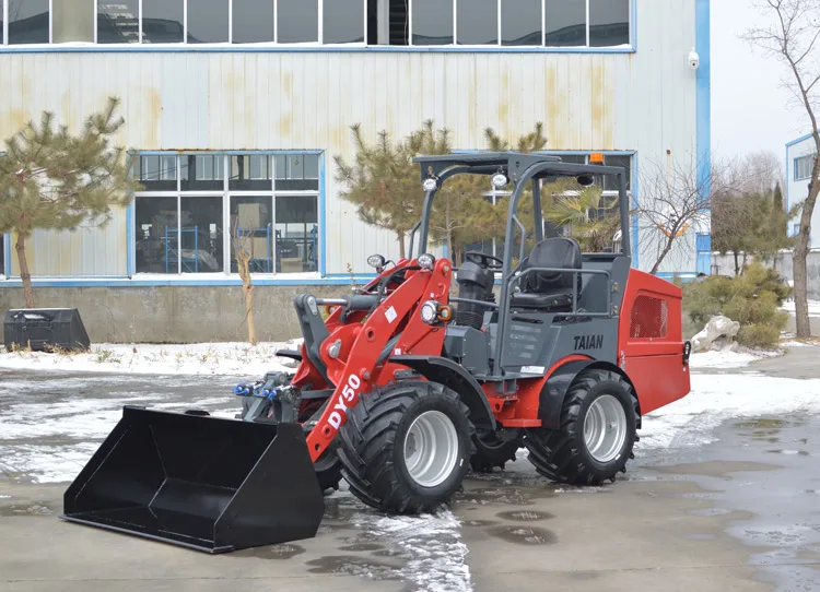 Articulated Mini Loader Dy50 Hydraulic Wheel Loader With Euro V/ Epa 4 Engine - Buy Mini Wheel ...