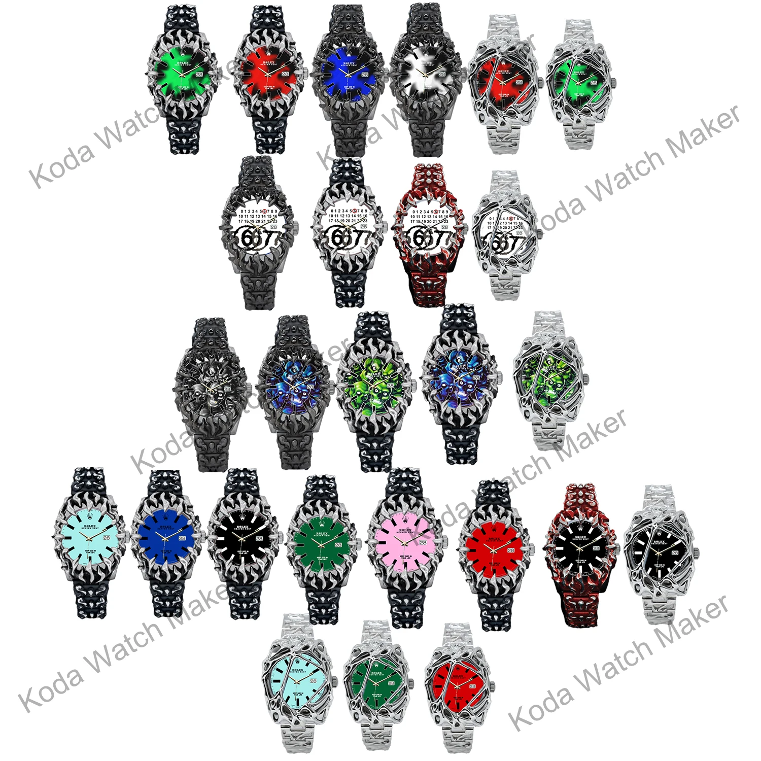 Custom Design Strange Twisted Claw Unique Watch for Men