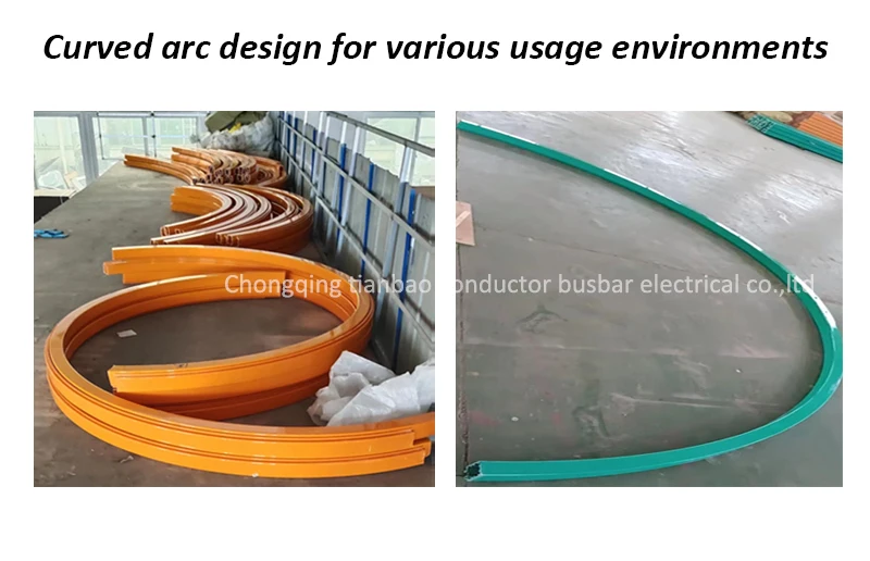 4p Enclosed Crane Trolley Busbar 50a Crane Conductor Rail For Sale ...