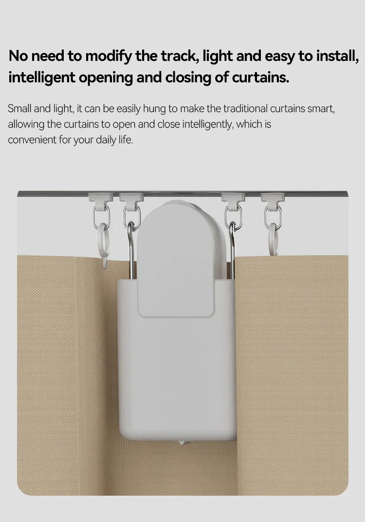 Timing Switch Smart Curtain Robot Multi-functions Home Curtain Bot For ...