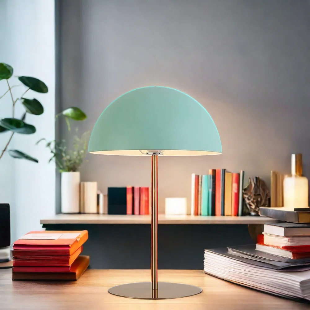 Modern Led Desk Lamp Mushroom Design Bedside Table Nights Light Plug-in ...