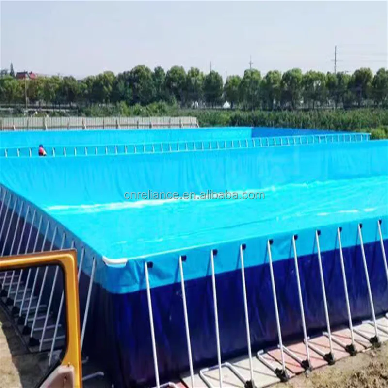 20ft Metal Rectangular Swimming Pool Frame Above Ground Pool Commercial ...