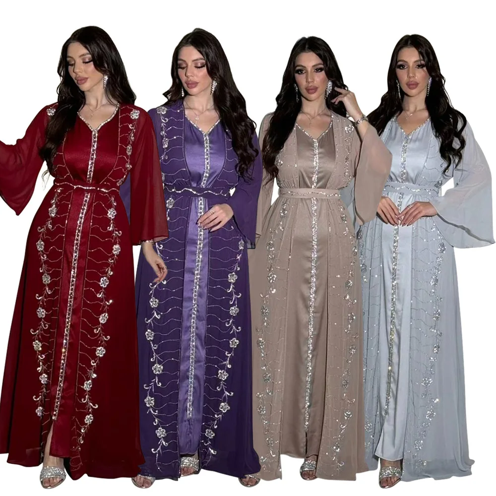 Shop Premium Modest Gulf Diamond Abaya Suits for Muslim Women
