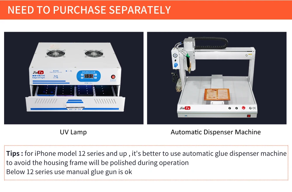 Front/back Glass Scratches Removal - Iphone Screen Polishing Machine