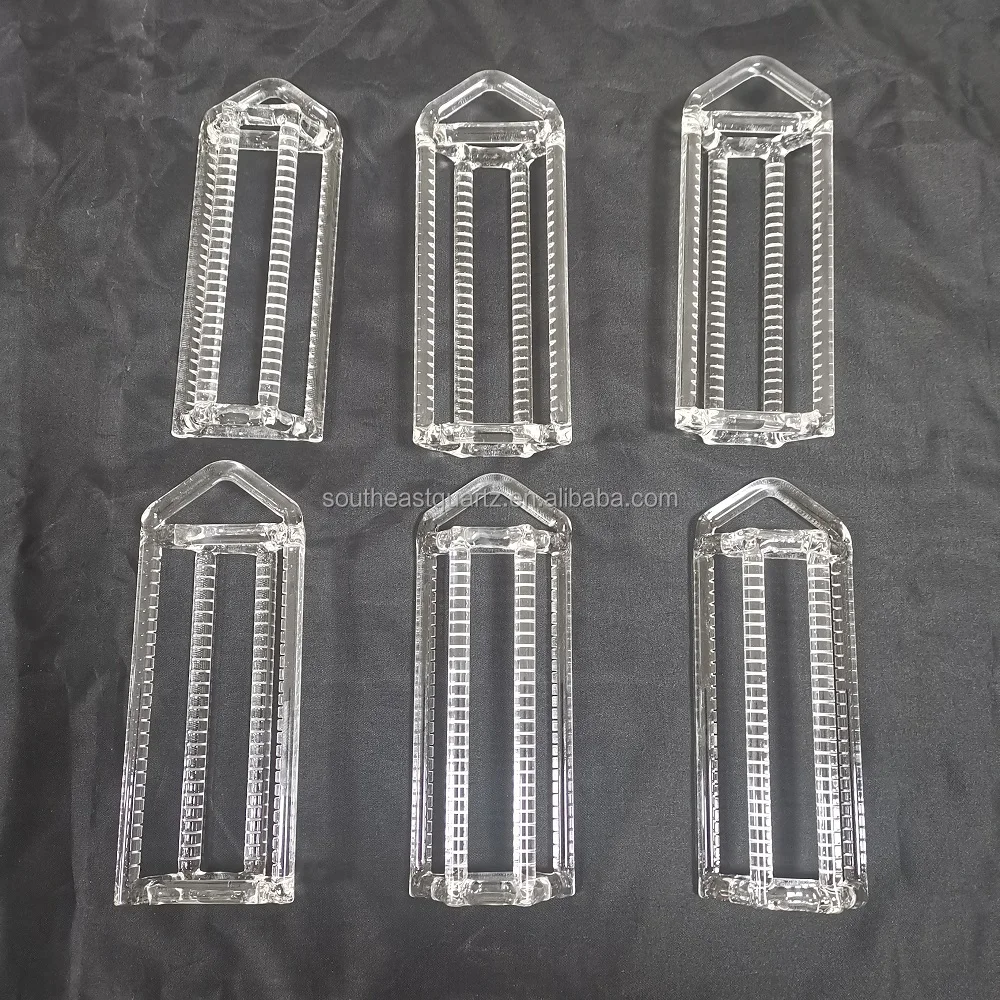 Clear Quartz Wafer Carrier - 2 Inch for Diffusion Processing