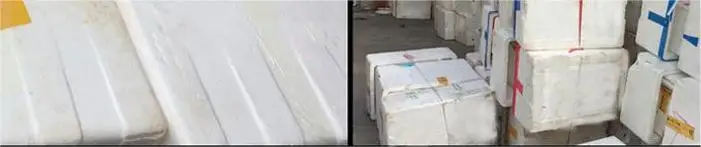 Recycled Eps White Material Extruded Polystyrene Board Raw Material ...