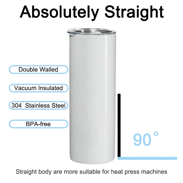 Wholesale 20oz 30oz Stainless Steel Tumbler Mugs with Straw