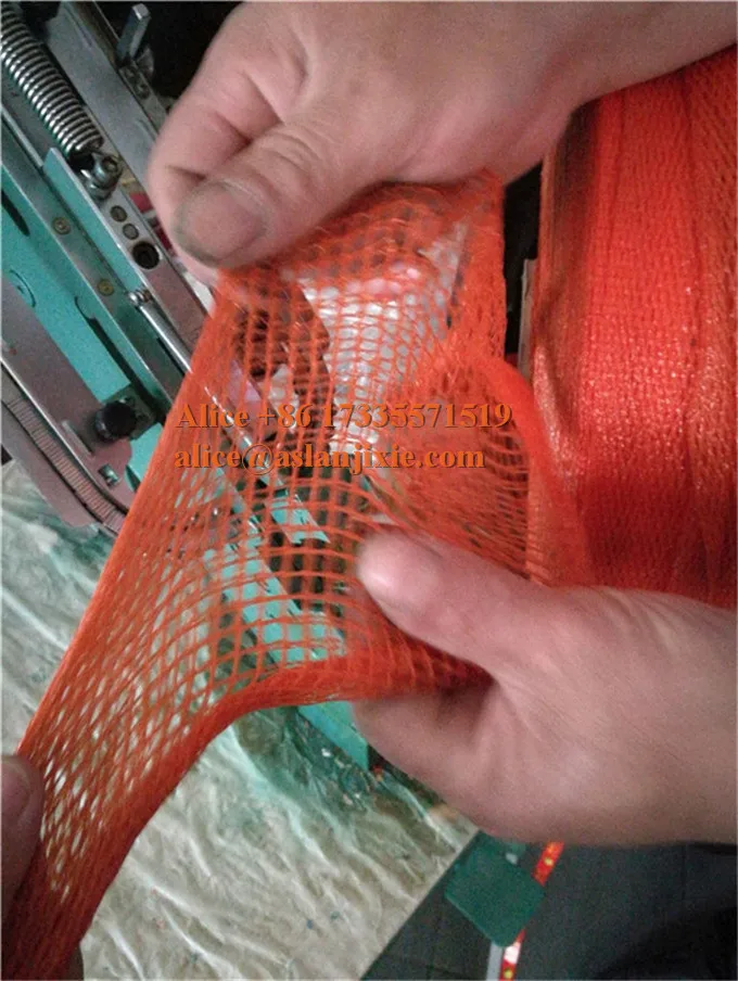 Semi Automatic Fruit Vegetables Mesh Bag Packing Machine/ Mesh Bag ...