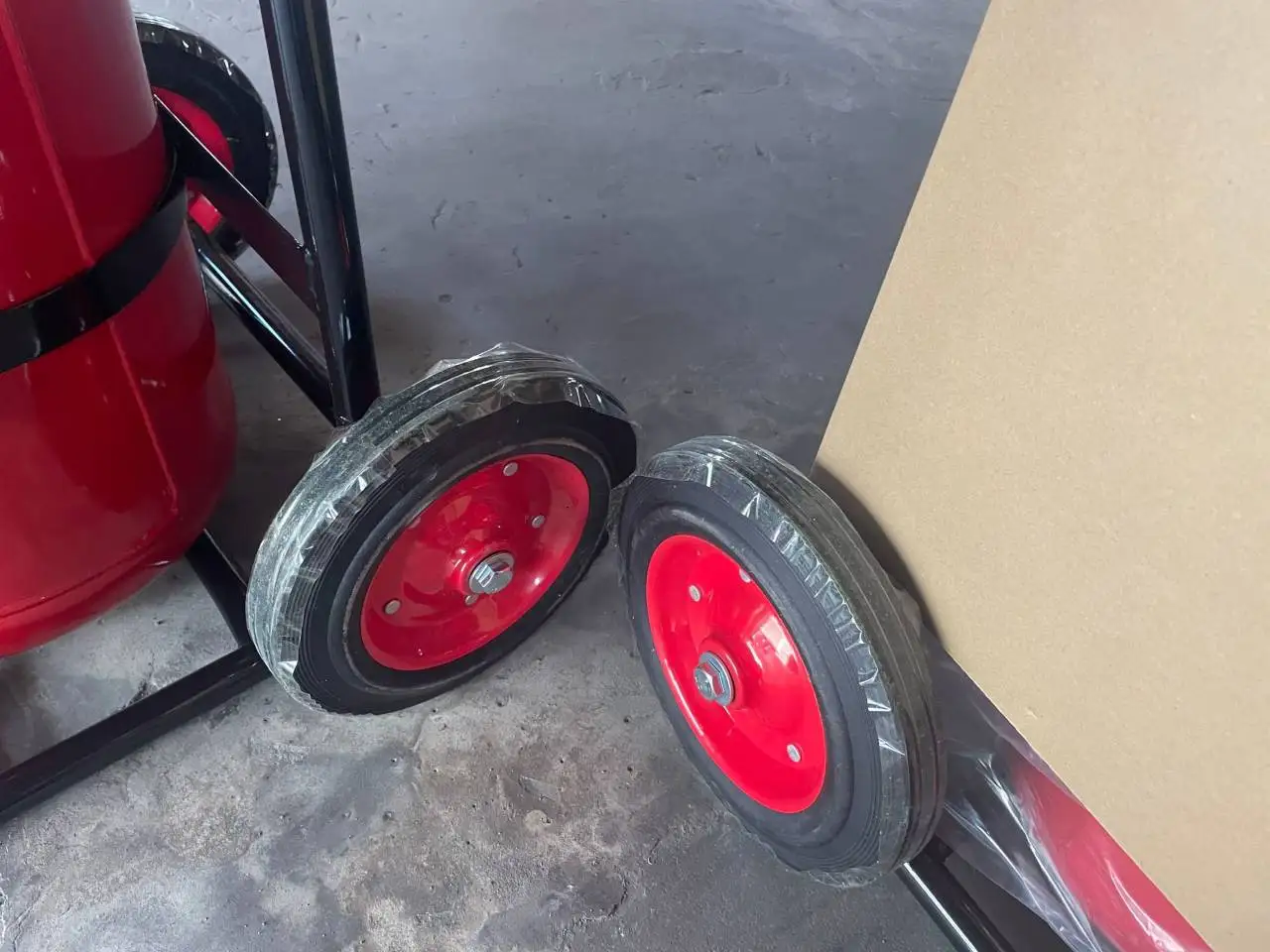 25kg Powder Trolley - 50kg ABC Dry Chemical Fire Extinguisher