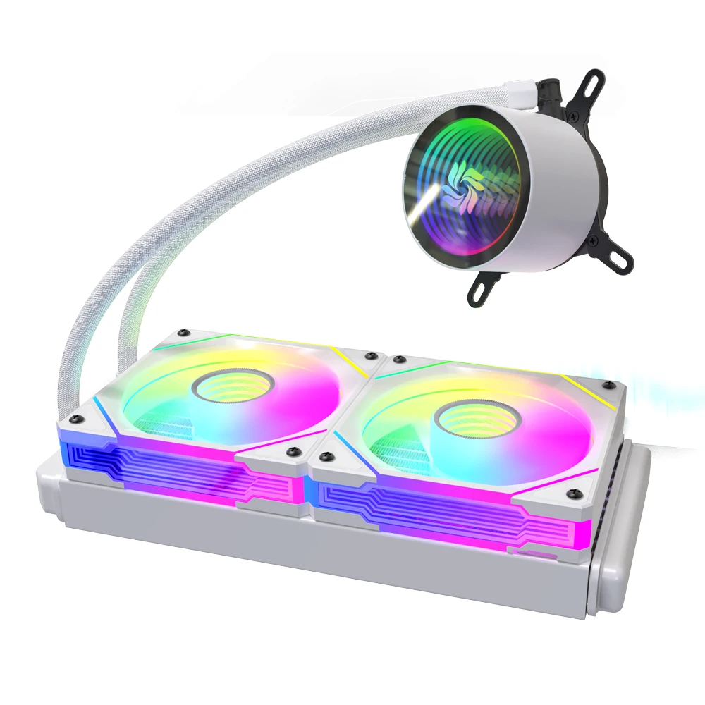 Pc Cpu Liquid Cooler 240mm Argb Water Cooling Fans Liquid Cpu Cooler ...