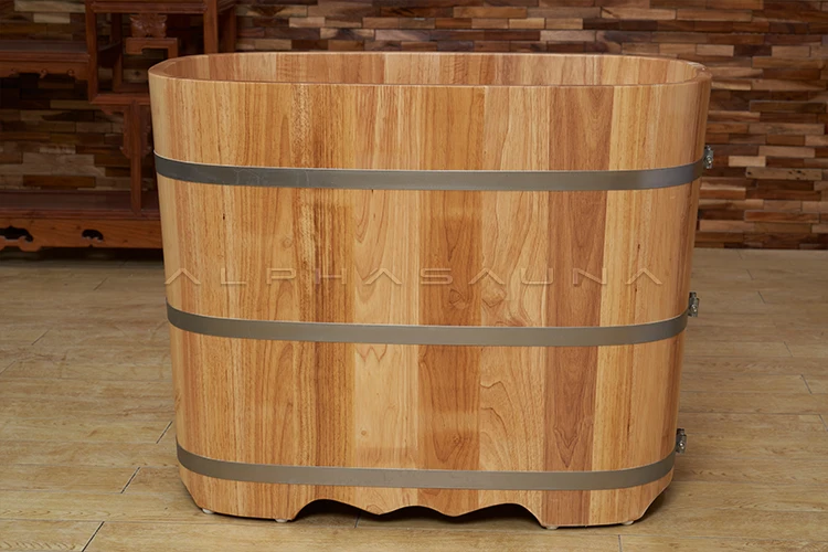 New Design Canadian Cedar Wooden Ice Bath Outdoor Tub Wood