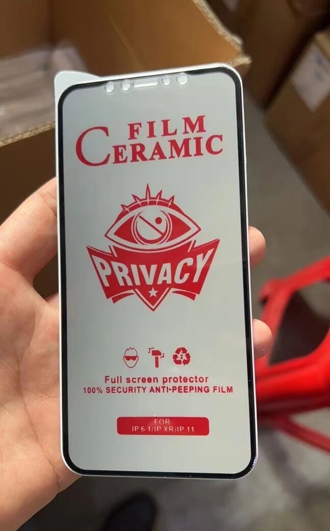 Micas De Celular Ceramic Privacy Screen Protector for Iphone 15 Plus