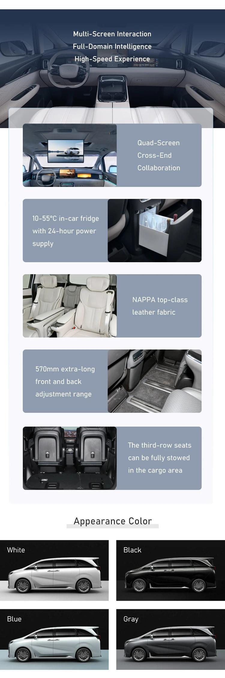 2023 Gac Hycan V09 2023 670km 620km Family Car Mpv New Energy Vehicle - Buy 2023 Gac Hycan V09 ...